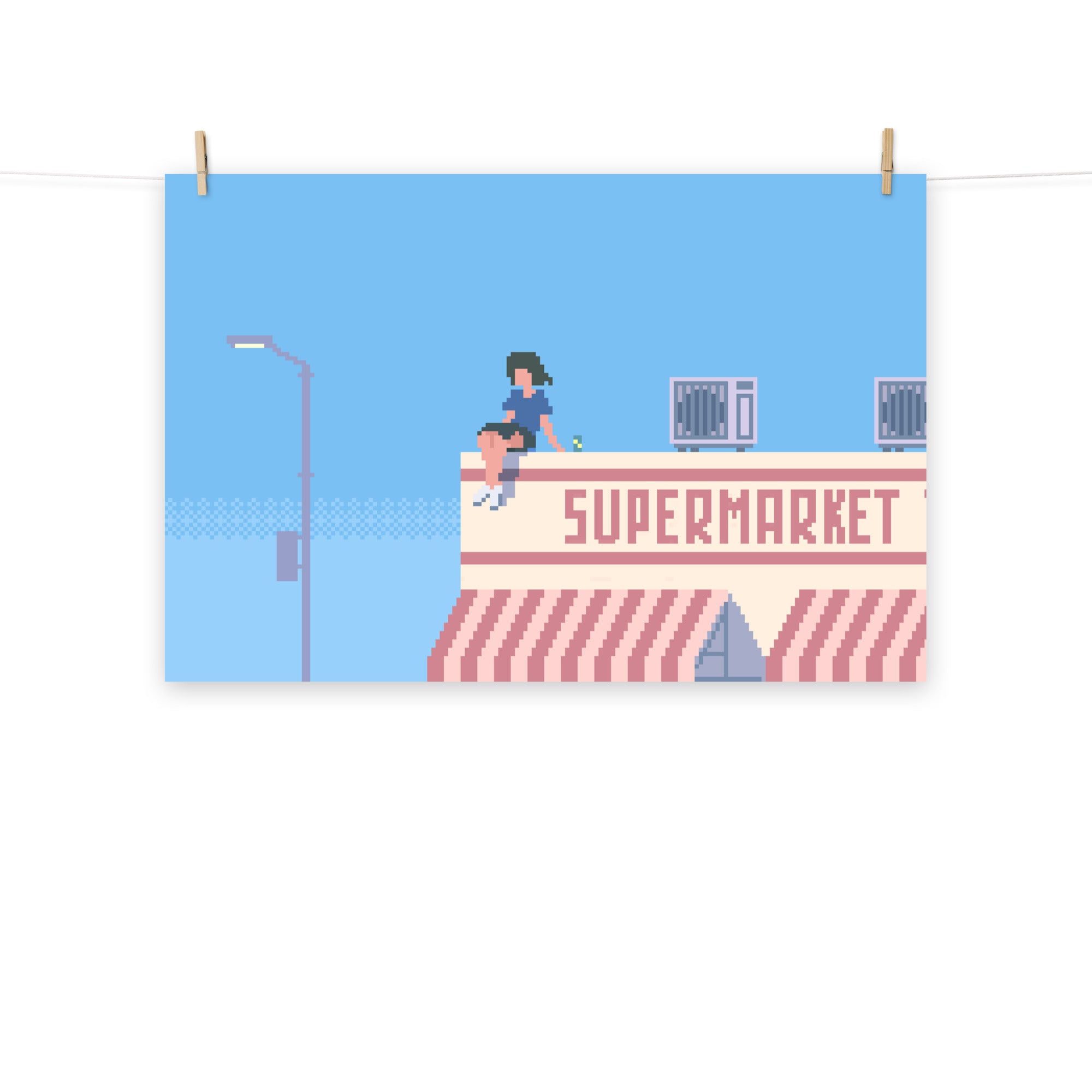 Supermarket - Matte poster – Dedouze Studio