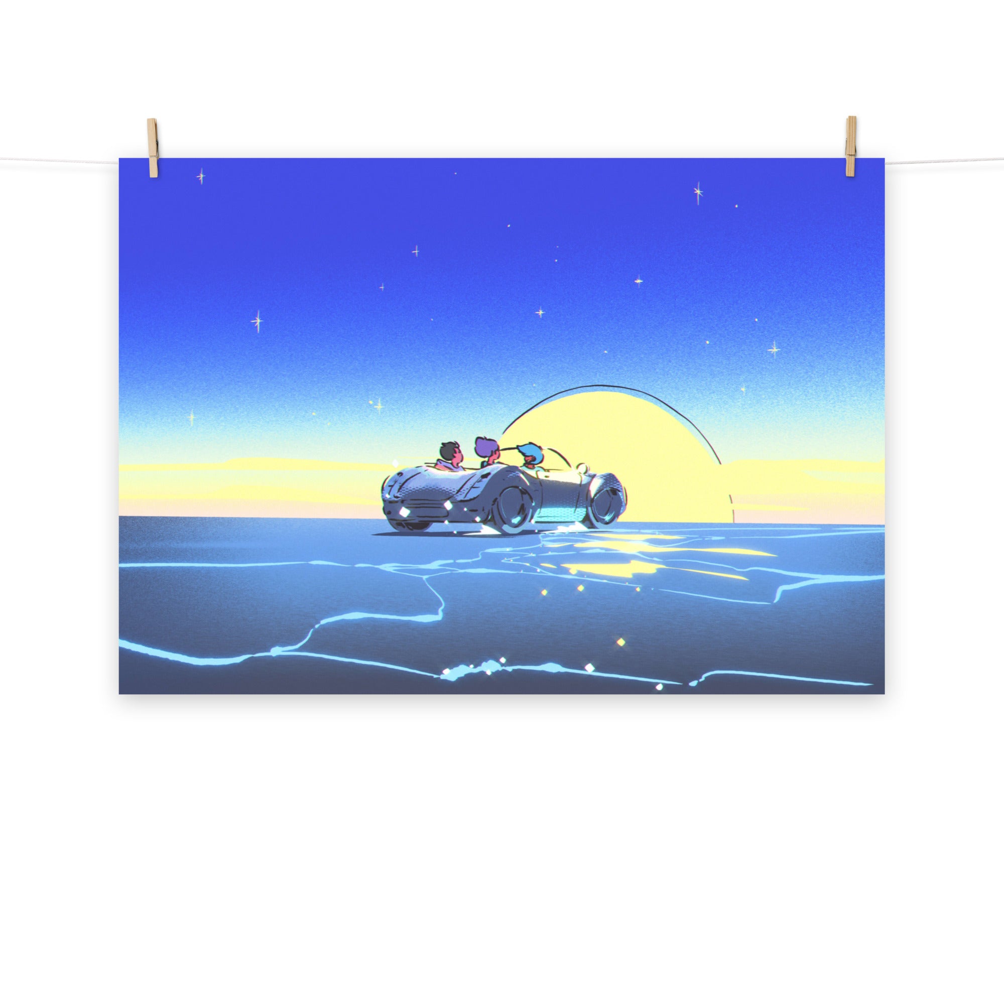 Sunset - Matte poster – Dedouze Studio